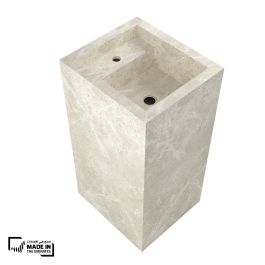 Verbier Freestanding Wash Basin With Ledge